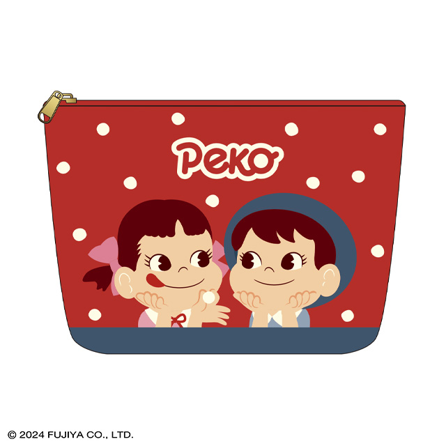 Peko&Poko ペコちゃん スウィートミルキー ポーチ | タオル製品をはじめ、寝装品・贈答品・インテリア･雑貨等に至るまで幅広い繊維製品 ...